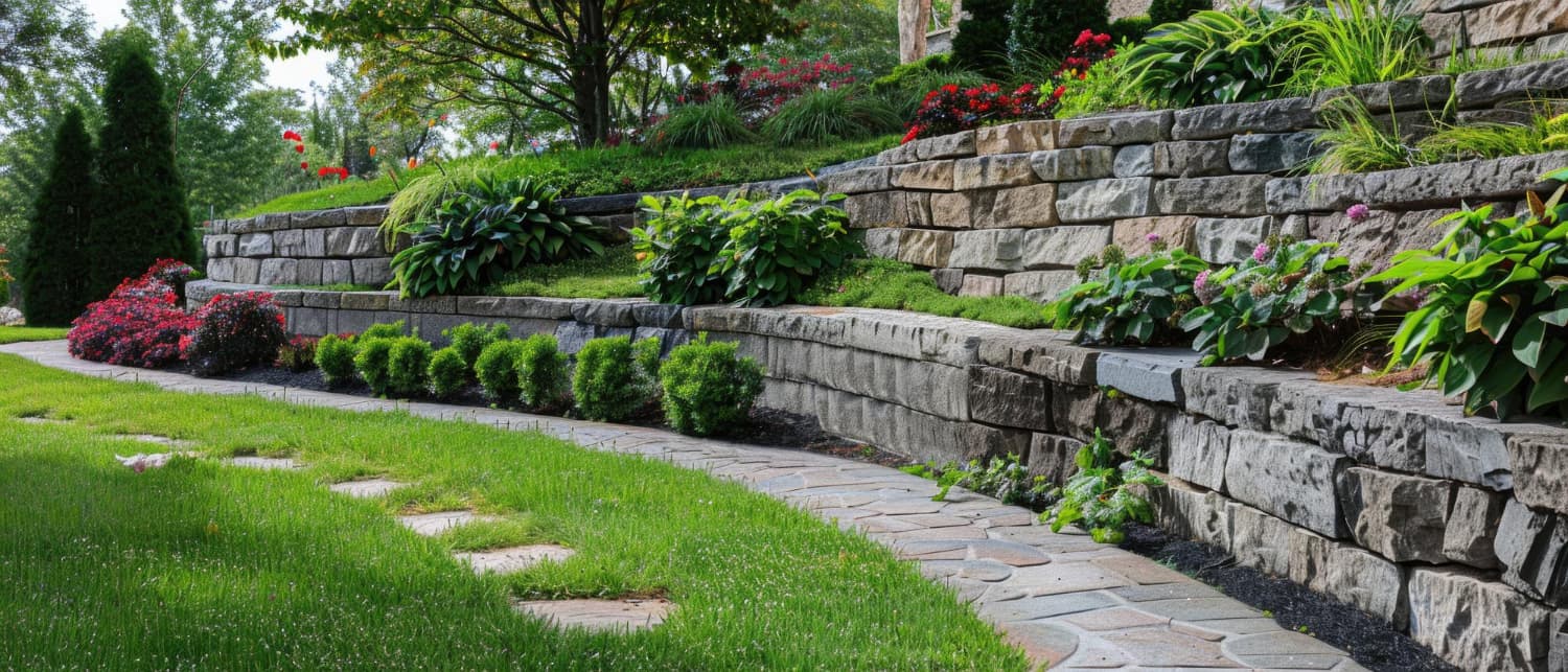 Retaining Wall: Protect Your Yard & Add Curb Appeal to Enhance Outdoor ...